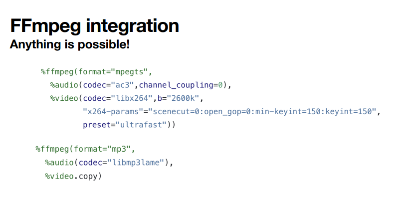 FOSDEM 2023 | Liquidsoap与FFmpeg的高级编程使用方法 - 实时互动网
